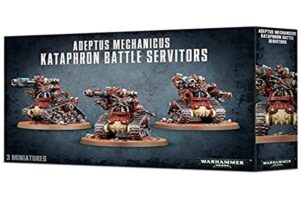 games workshop 99120116020″ adeptus mech kataphron battle servitors plastic kit, black