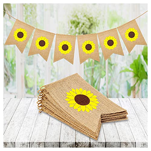 Sunflower Baby Shower Decorations, Adorable Sunflower Banner for Mantle, Summer Banner Sunflower for Baby Shower Birthday Party Wedding Baby Photo Sunflower Prop Banner