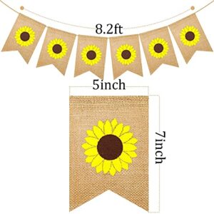 Sunflower Baby Shower Decorations, Adorable Sunflower Banner for Mantle, Summer Banner Sunflower for Baby Shower Birthday Party Wedding Baby Photo Sunflower Prop Banner