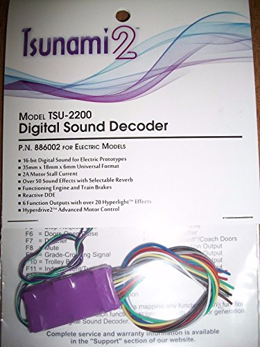 Soundtraxx Tsunami2 TSU-2200 Electric Engines 886002 Bob The Train Guy ,#G14E6GE4R-GE 4-TEW6W251584