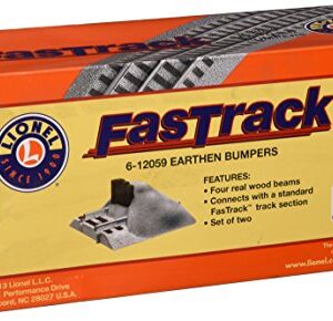 Lionel FasTrack Electric O Gauge, Earthen Bumper (612059)