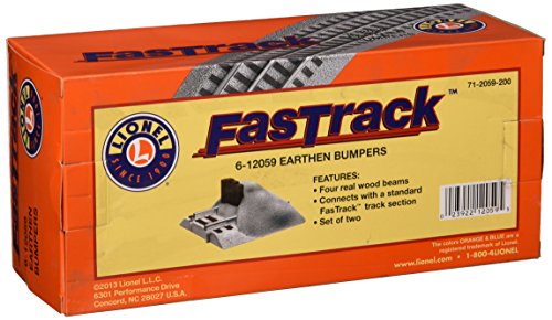 Lionel FasTrack Electric O Gauge, Earthen Bumper (612059)