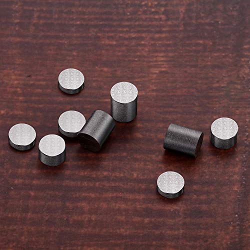 Tungsten Weights 3.125 Ounce 3/8 Inch Incremental Cylinders Car Incremental Weights Compatible with Pinewood Car Derby Weights (11 Pieces, 4 Size)