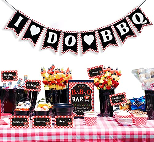 I Do BBQ Better Be Quick Picnic Shower Party Supplies Bridal Shower Engagement Wedding Decorations Hen Party Banner Bachelorette Party banner