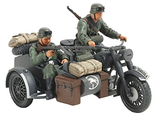 Tamiya Models German Motorcycle and Sidecar