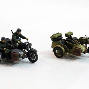 Tamiya Models German Motorcycle and Sidecar