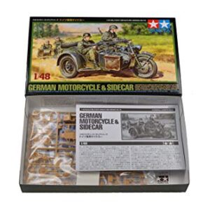 Tamiya Models German Motorcycle and Sidecar