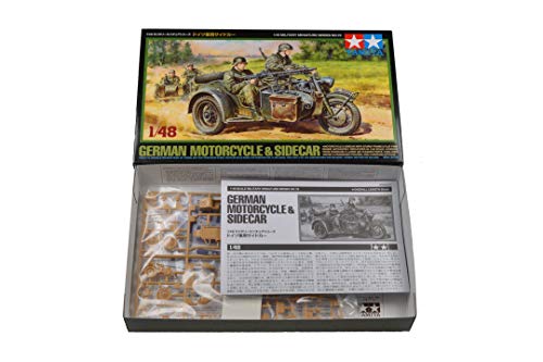 Tamiya Models German Motorcycle and Sidecar