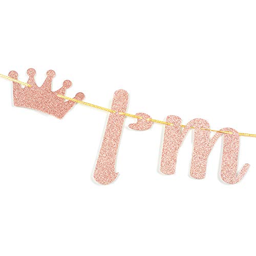 Rose Gold Glitter I’m 16 Bitches Banner - Happy 16th Birthday Banner - Girl's 16th Birthday Party Decorations - Sixteen Years Old Birthday Banner