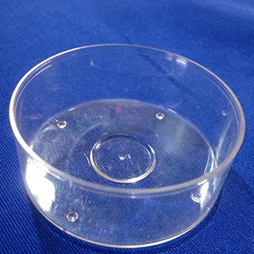 EXCEART 100pcs Plastic Tea Light Tins Cups Tea Light Empty Case Containers for DIY Candles Making Supplies Wax Holder Shell Molds