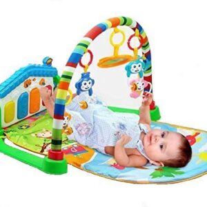 Life-Tandy Baby Kick and Gym Play Mat Lay & Play 3 in 1 Fitness Music and Lights Fun Piano Girl Boy