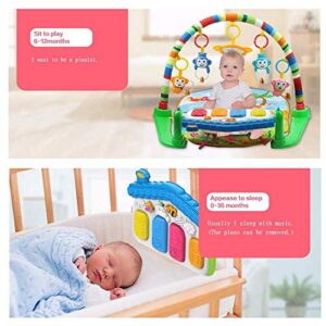 Life-Tandy Baby Kick and Gym Play Mat Lay & Play 3 in 1 Fitness Music and Lights Fun Piano Girl Boy