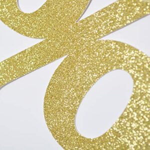 100% That Bach Glitter Gold Banner, Bachelorette Party Bach Bash, Bachelorette Decorations (Gold)