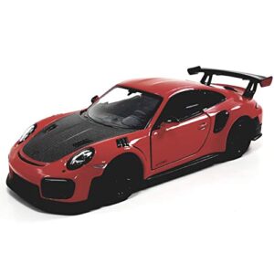 kinsmart porsche 911 gt2 rs 2010 fire red hard top 1/36 scale diecast car