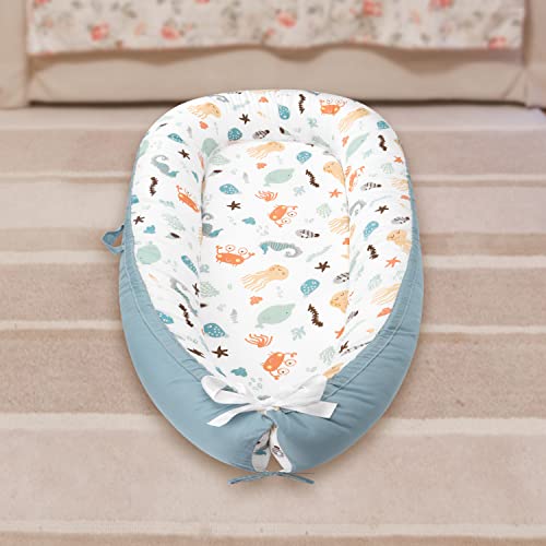 Baby Lounger Cover Newborn Lounger Cover Infant Lounger Cover Floor Seat for Lounger Color Crab