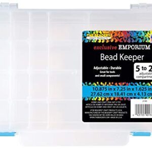 The Beadery Bead Keeper Storage Container, clear