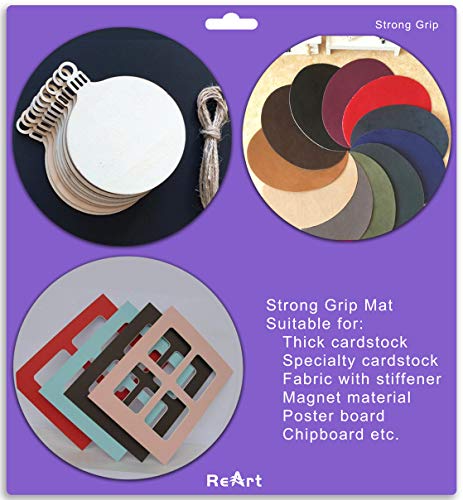 Cutting Mat Variety Suit for Silhouette Cameo 3 Packs 12” x 12” - Strong Grip, Standard Grip, Light Grip Adhesive Cutting Mat Replacement Set Matts Vinyl Craft