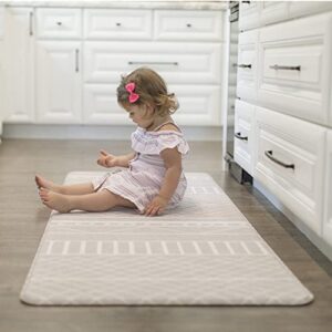 Ruggish Cali Play Rug 4.8 x 7.0 ft + Cali Play Runner 5.9 x 2.1 ft - Soft Cushion Reversible Baby Kids Playmat + Interactive Road Play Map + Waterproof (Warm Grey)