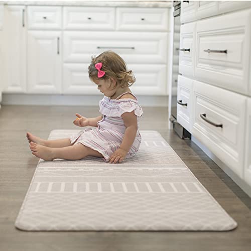 Ruggish Cali Play Rug 4.8 x 7.0 ft + Cali Play Runner 5.9 x 2.1 ft - Soft Cushion Reversible Baby Kids Playmat + Interactive Road Play Map + Waterproof (Warm Grey)