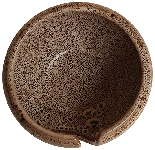 Deals of Today - ABHANDICRAFTS 6" Brown Ceramic Yarn Bowl Knitting Ball Holder Yarn Storage Bowl Crochet All Men Women