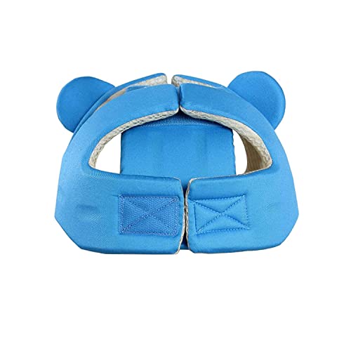 ESUPPORT Baby Adjustable Safety Helmet Headguard Protective Harnesses Hat Providing Safer Environment When Learning to Crawl Walk Play (Blue-1)