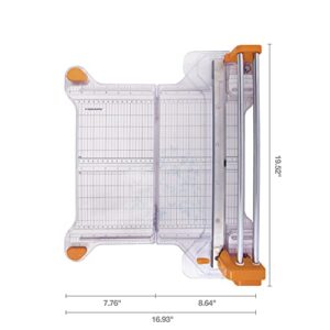 Fiskars Procision Rotary Bypass Trimmer, Orange 12 Inch