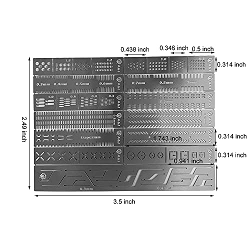 Hobby Model Scriber Craft Scribing Tool Kit Modeler Drill Hole Deatails Maker Scribe Line Carving Auxiliary Rulers for Model Building