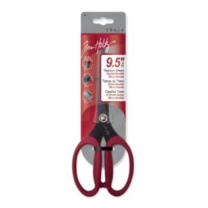 tonic studios tim holtz 819 titanium kush grip non-stick micro serrated shears – colors may vary