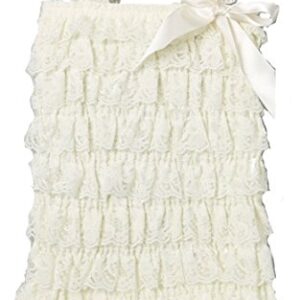 Wenchoice Girl's Ivory Lace Romper - S(6M-12M)