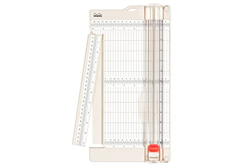 Bira Craft Paper Trimmer and Scorer with Swing-Out Arm, 12" x 6" Base, Craft Trimmer, Trim and Score Board, for Coupons, Craft Paper and Photo