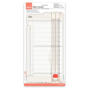 Bira Craft Paper Trimmer and Scorer with Swing-Out Arm, 12" x 6" Base, Craft Trimmer, Trim and Score Board, for Coupons, Craft Paper and Photo