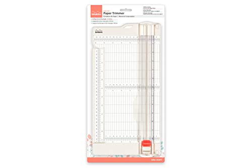 Bira Craft Paper Trimmer and Scorer with Swing-Out Arm, 12" x 6" Base, Craft Trimmer, Trim and Score Board, for Coupons, Craft Paper and Photo