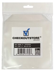 100 checkoutstore® clear storage pockets (6 x 6)