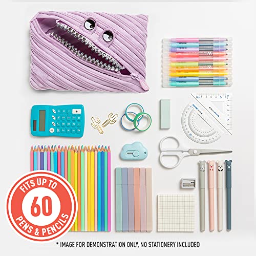 ZIPIT Grillz Big Pencil Case, Lilac