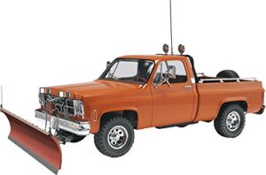 revell gmc pickup with snow plow plastic model kit