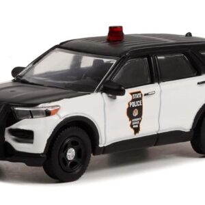 Greenlight 28100-F Anniversary Collection Series 14 - 2022 Police Interceptor Utility - Illinois State Police 100th Anniversary 1:64 Scale Diecast