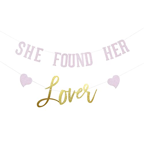 She Found Her Lover Bachelorette Banner IBachelorette Party DecorationsI Bridal Shower Decorations