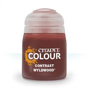 games workshop citadel pot de peinture – contrast wyldwood (18ml)