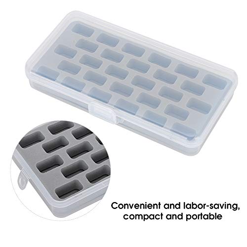 GLOGLOW Spools Box, Transparent Plastic Material Thread Storage Box, for Home mudroom Arts Crafts Office DIY Tools Garage