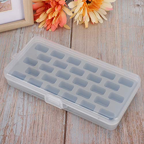 GLOGLOW Spools Box, Transparent Plastic Material Thread Storage Box, for Home mudroom Arts Crafts Office DIY Tools Garage