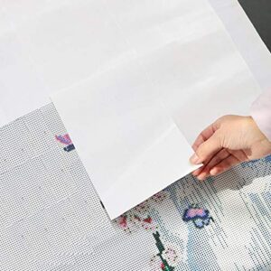 20 Sheets Diamond Painting Release Paper Non-Stick Reusable Paper Cover for Full and Partial Drills Diamond Painting Accessories (5.83 x 8.27 Inch)