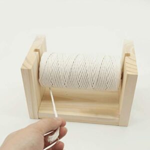 MAGICLULU Rotating Yarn Holder Spool Thread Rack Wooden Spool Rack Wooden Thread Rack Embroidery Thread Holder Spool Thread Rack Embroidery Yarn Spool Yarn Spool Holder Crochet Yarn Holder