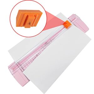 Rayson RC4000P-US Paper Cutter Trimmer, A4 Size (12 inch) Paper Cutter for Coupon, Craft Paper and Photos (Light Pink)