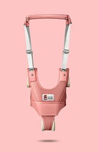 baby walking harness,hand-held baby walker toddler walking assistant helper kid safe walking protective belt,child harnesses learning assistant belt for baby 6-36 months pink