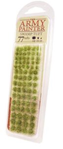 the army painter tufts – battlefield tufts: swamp tuft, 77 pcs, 3 sizes -terrain model kit for miniature bases & model grass tufts -diorama supplies & diorama grass for mini basing & gaming scenery