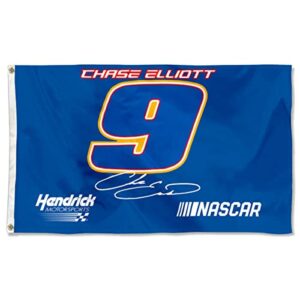 bayyon motorsports chase elliott flag 3x5feet for car fans with brass grommets