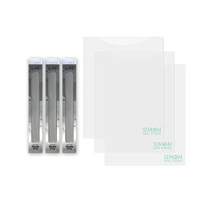 ranger ink bundle tim holtz tonic media grip mat set of 3 4633e3x, gray, 10.5×12