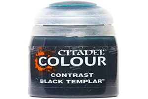 games workshop citadel pot de peinture – contrast black templar (18ml)