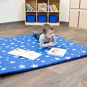 Children's Factory Starry Night Activity Mat, Foam Floor Play Mats for Kids/Infants, Baby Girl/Boy Play Mat for Playroom/Daycare/Preschool/Homeschool