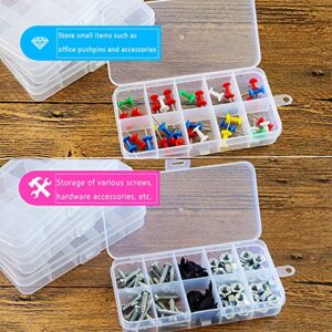 10 Grids Fixed Portable Plastic Organizer Container Storage Box (2 pcs)